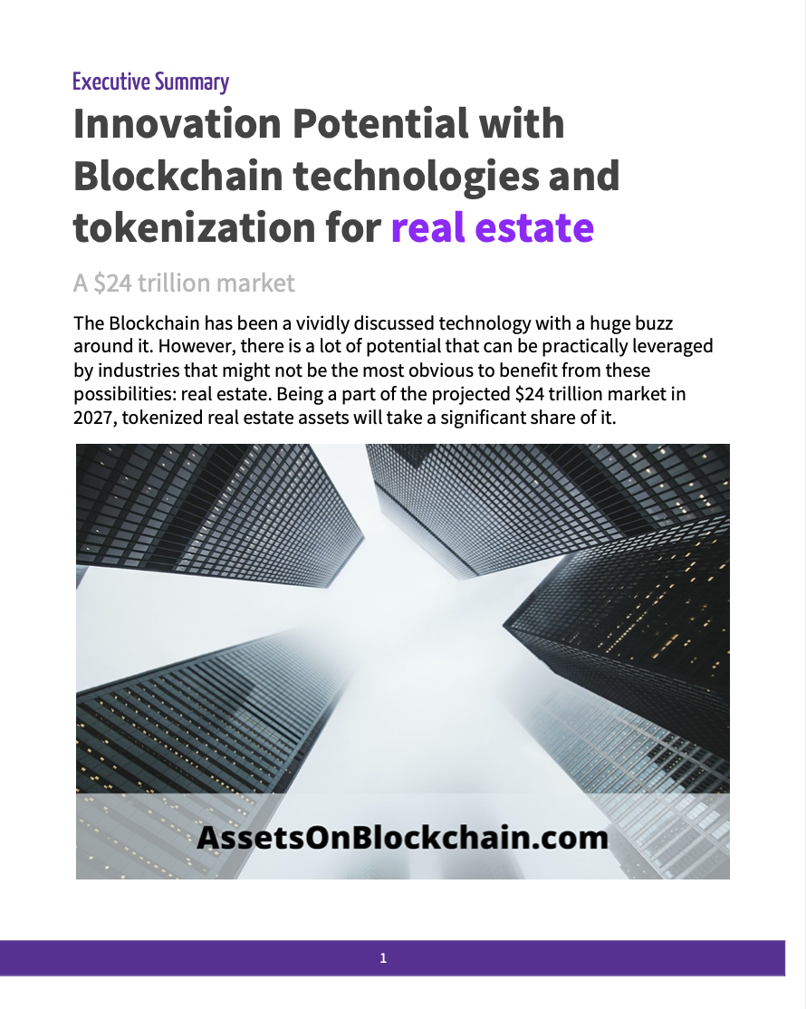 Free Mail Course: Real Estate Innovation with Blockchain & tokenization ...